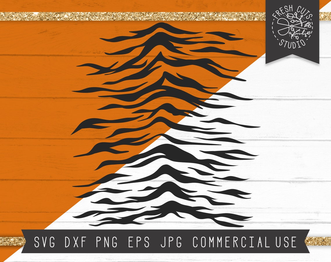 Tiger Stripes SVG Instant Download, Tiger Print Svg, Tiger Stripes Cut ...