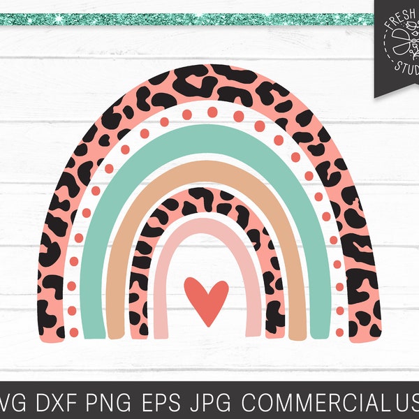 Rainbow Leopard - Etsy