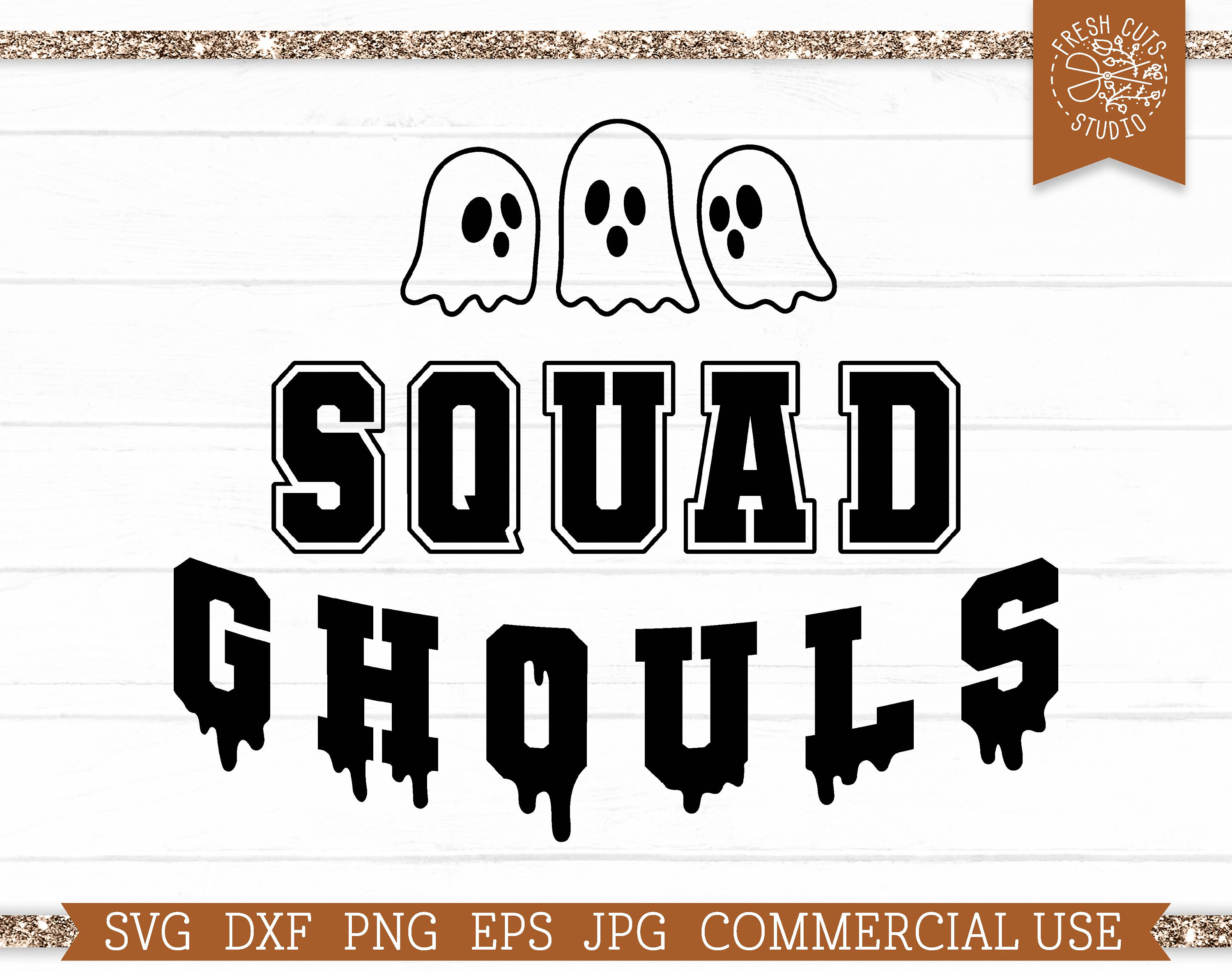 Squad Ghouls SVG Cute Ghost Svg Cut File Funny Halloween - Etsy Hong Kong