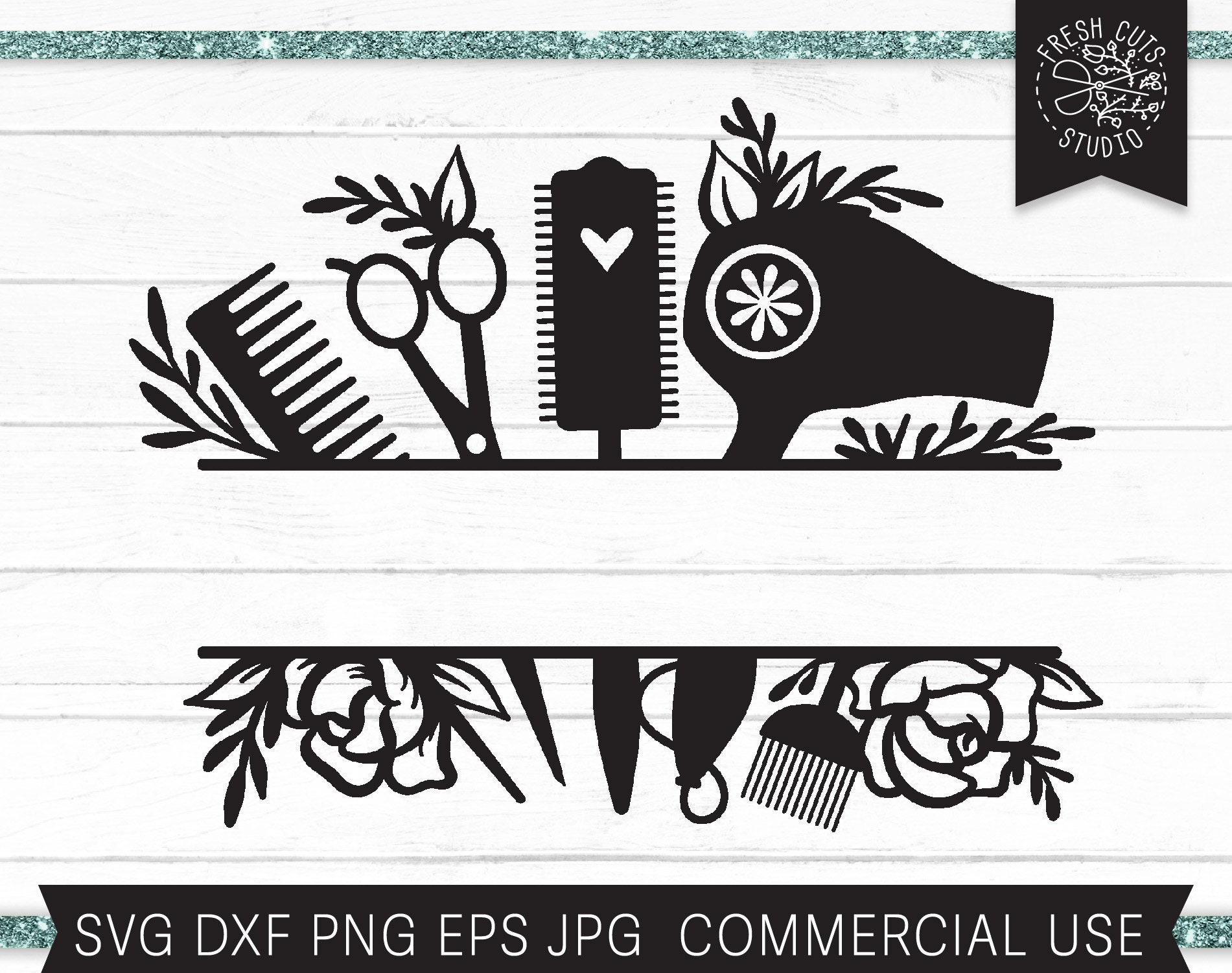 Peluquería SVG Peluquería SVG Estilista de Pelo Split Marco - Etsy España