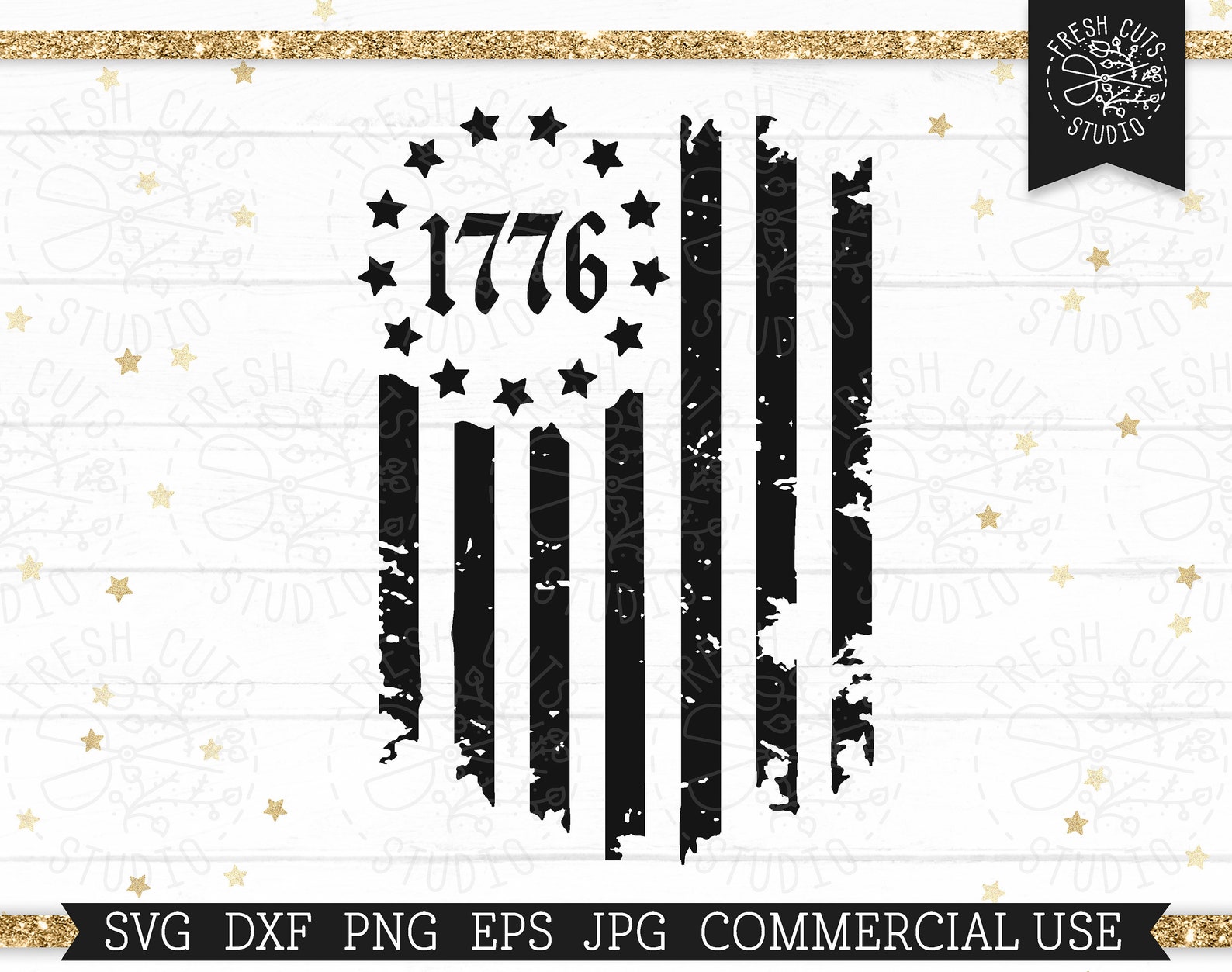 1776 American Flag SVG 13 Colonies Stars Independence Day - Etsy
