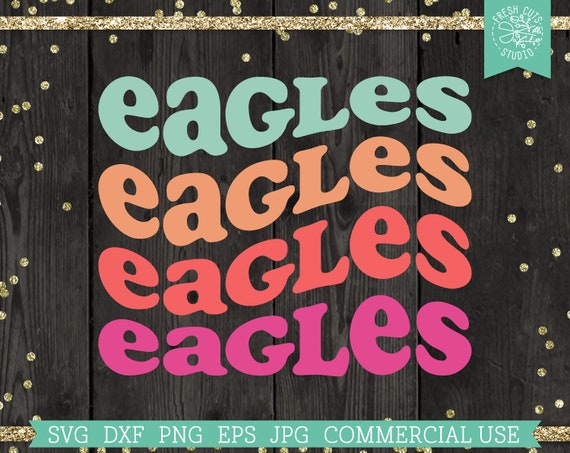 Eagles SVG Cut File for Cricut Silhouette Sport Mascot SVG - Etsy Australia