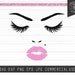 Lips Bite Scissors Svg File | Barber SVG | Hair Stylist SVG | Woman ...