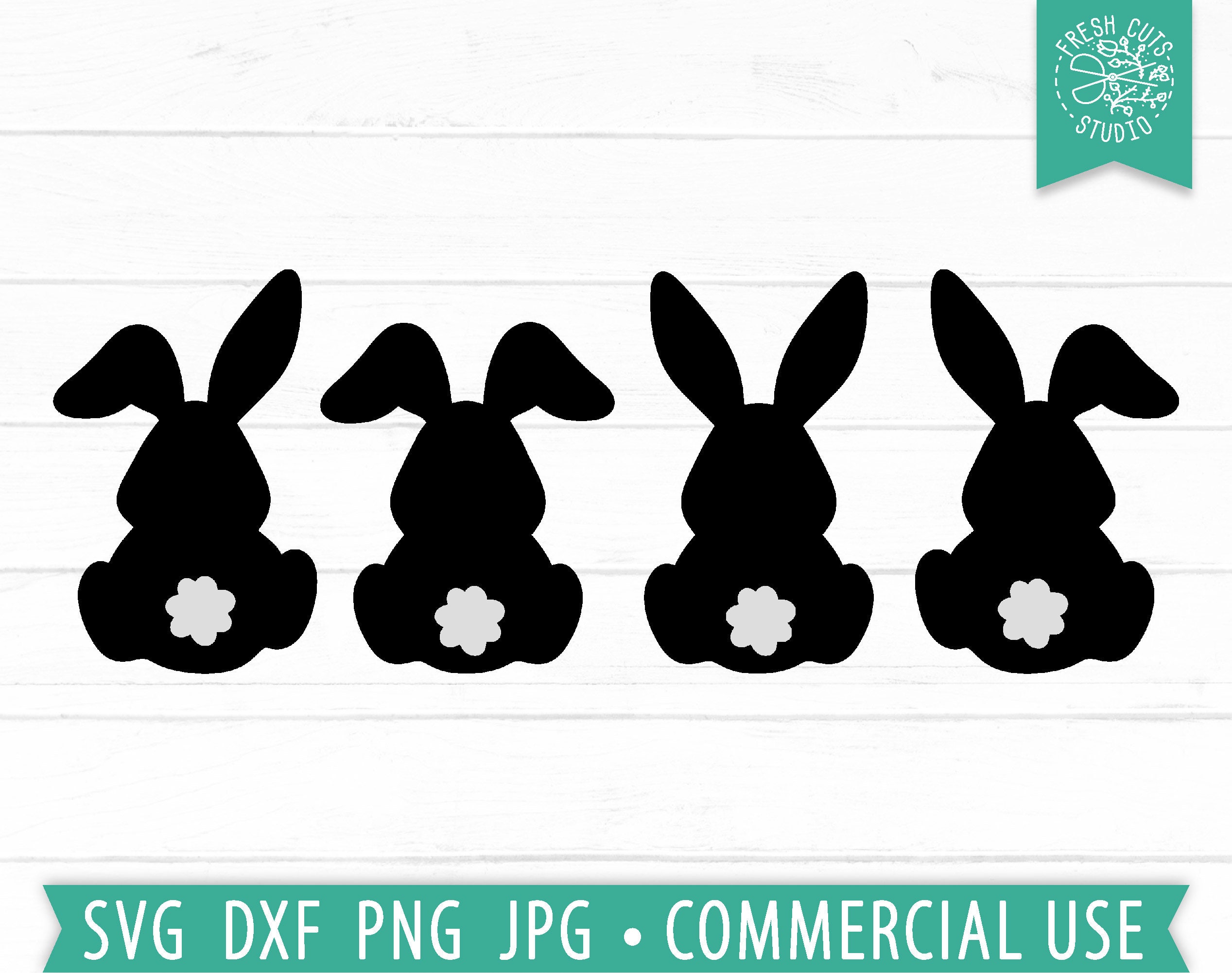Easter Bunny SVG Cut File Bunny Butt Svg Rabbit Svg Spring - Etsy