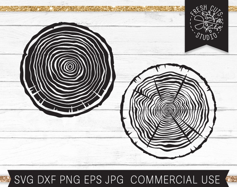 Tree Rings SVG Cut File for Cricut Silhouette Woodcutting - Etsy India