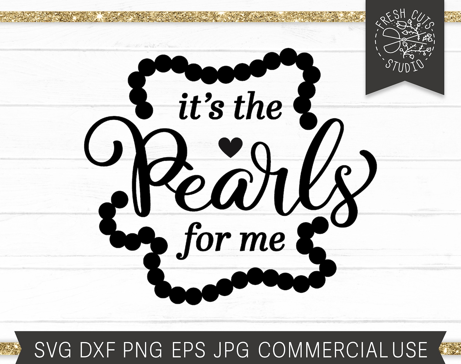 Pearls SVG Saying Funny Saying Quote It's the Pearls for - Etsy