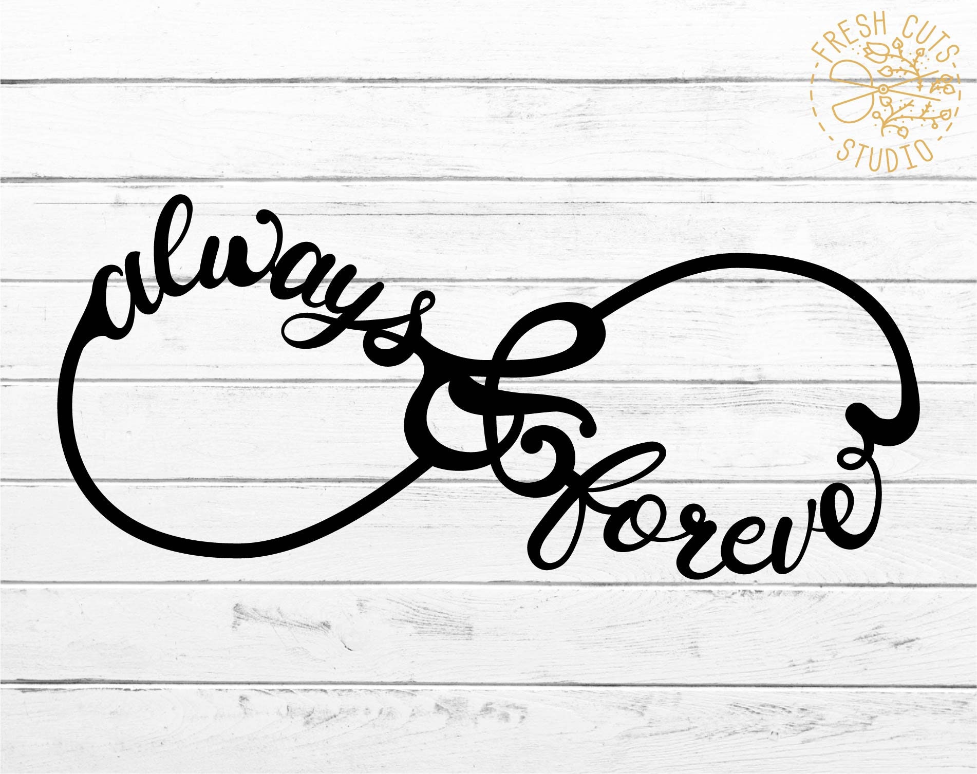 Always & Forever SVG Cut File for Cricut Always Svg Wedding - Etsy