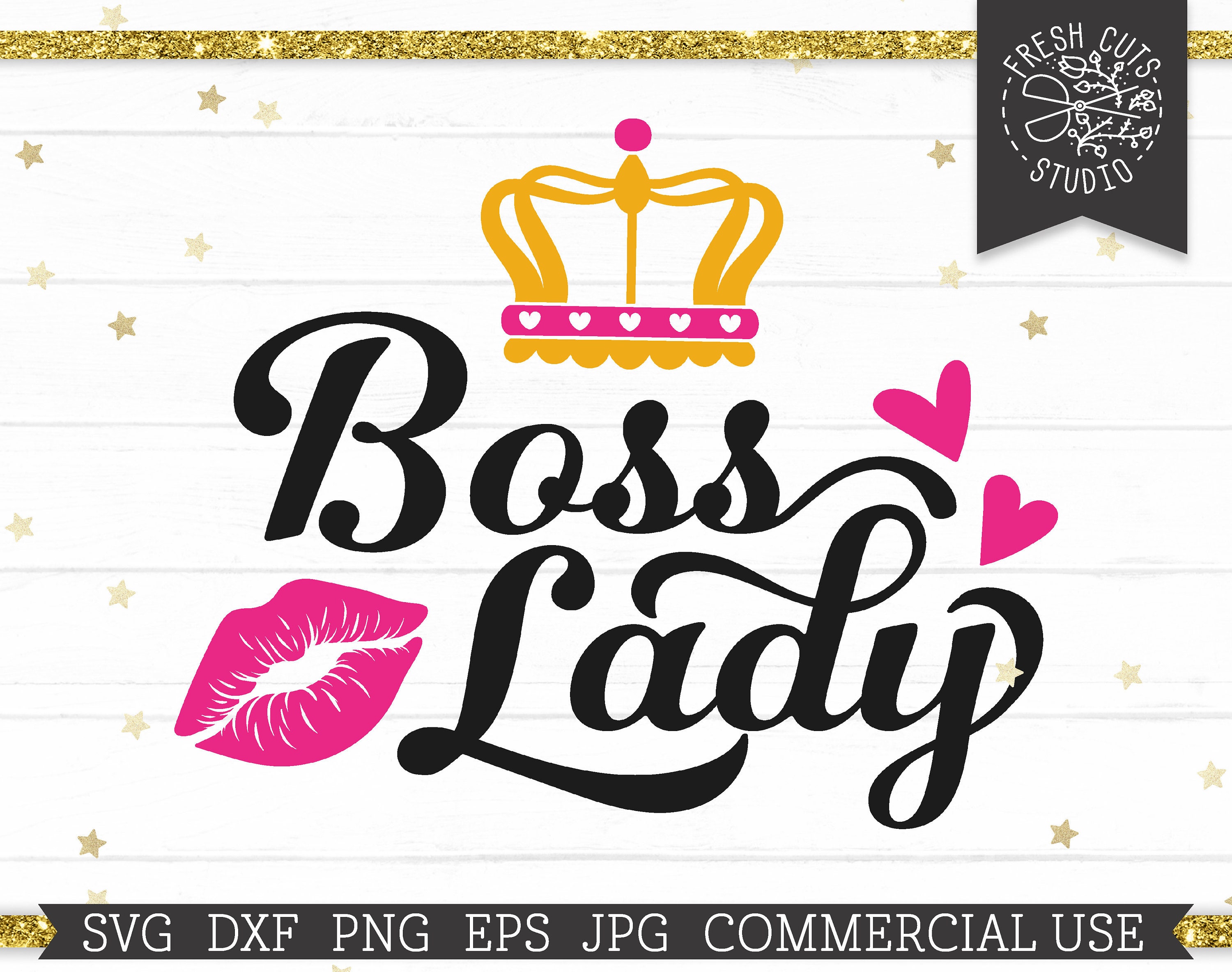 Boss Lady SVG Business Woman SVG Cut File for Cricut Mom Boss - Etsy ...