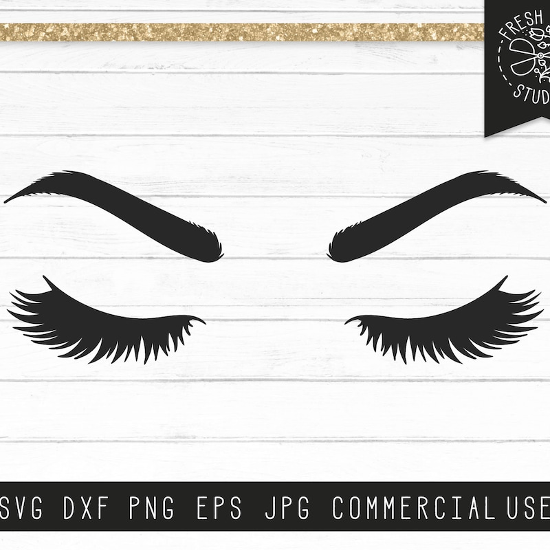 Lashes Svg - Etsy