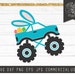 Monster Truck SVG Truck With Eggs, SVG for Boys, Easter Bunny Monster ...