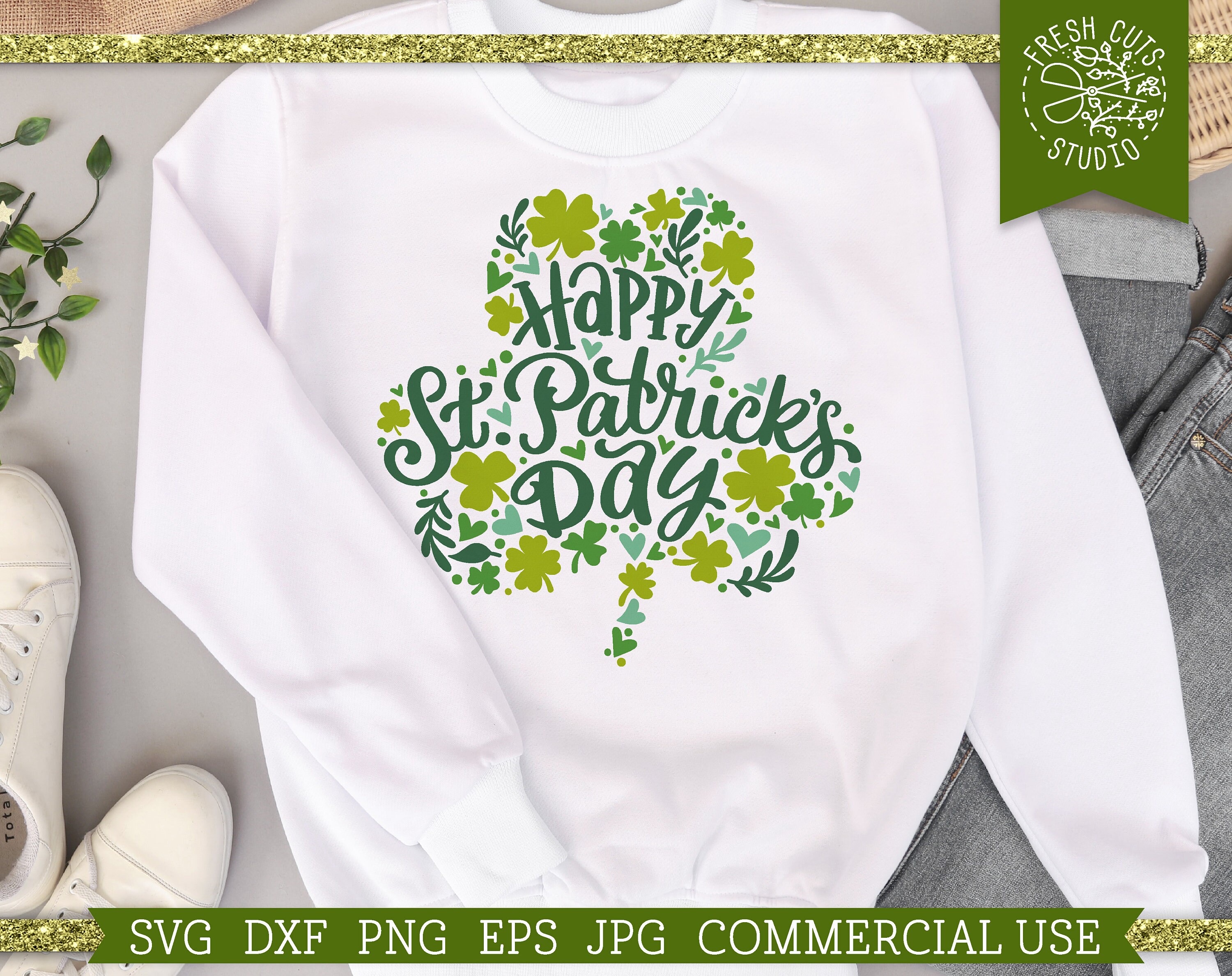 Feliz Día de San Patricio SVG Lucky SVG Archivo de corte de - Etsy México