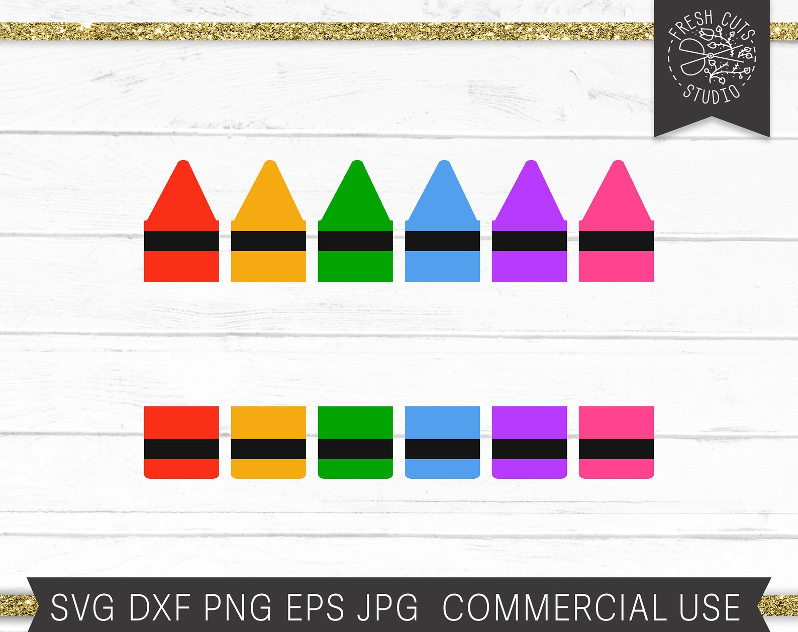 Teacher Crayon Split Monogram Frame SVG School Svg Cut File - Etsy