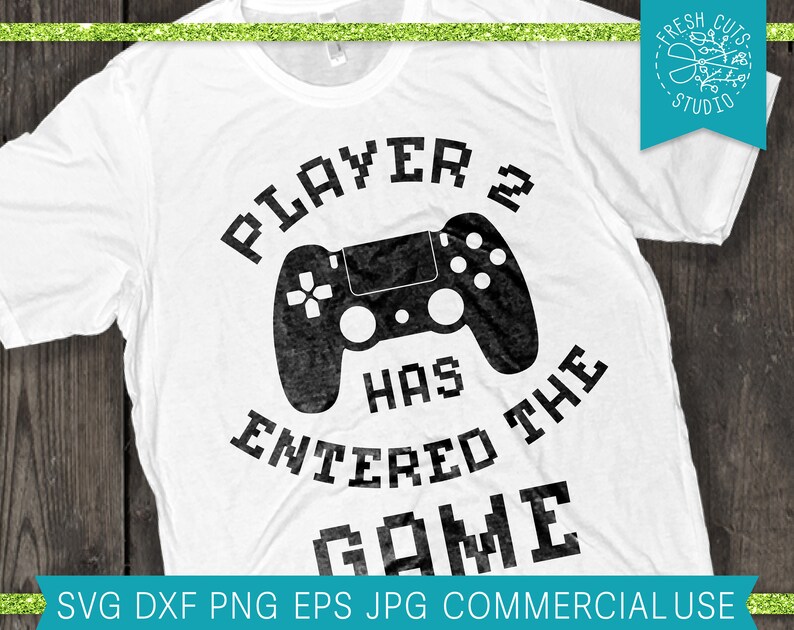 Baby SVG for Newborn Baby, Player 2 Svg, Video Game Svg, Player 2 Has ...