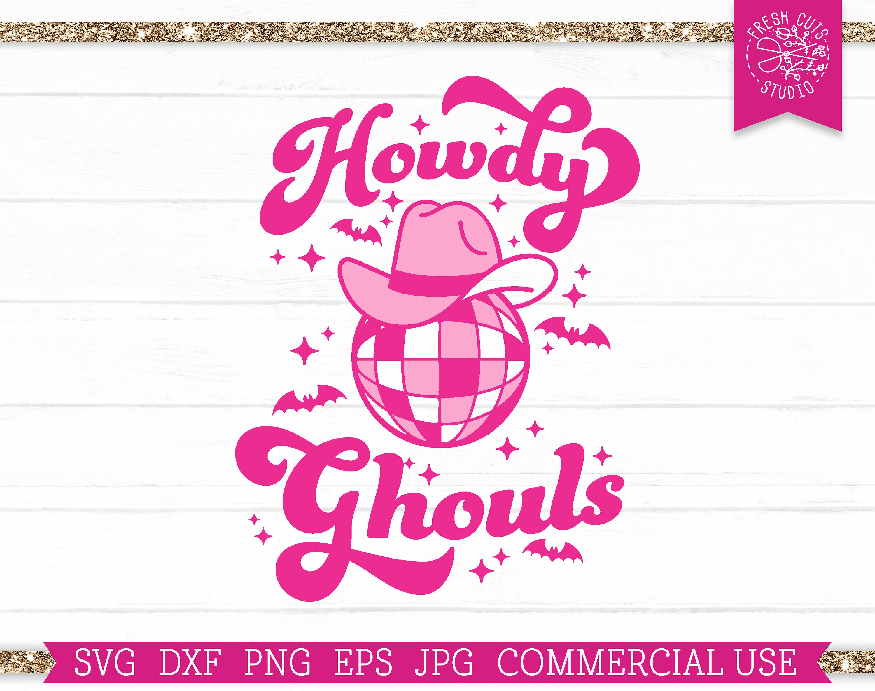 Howdy Ghouls SVG Retro Groovy Halloween Cut File for Cricut - Etsy