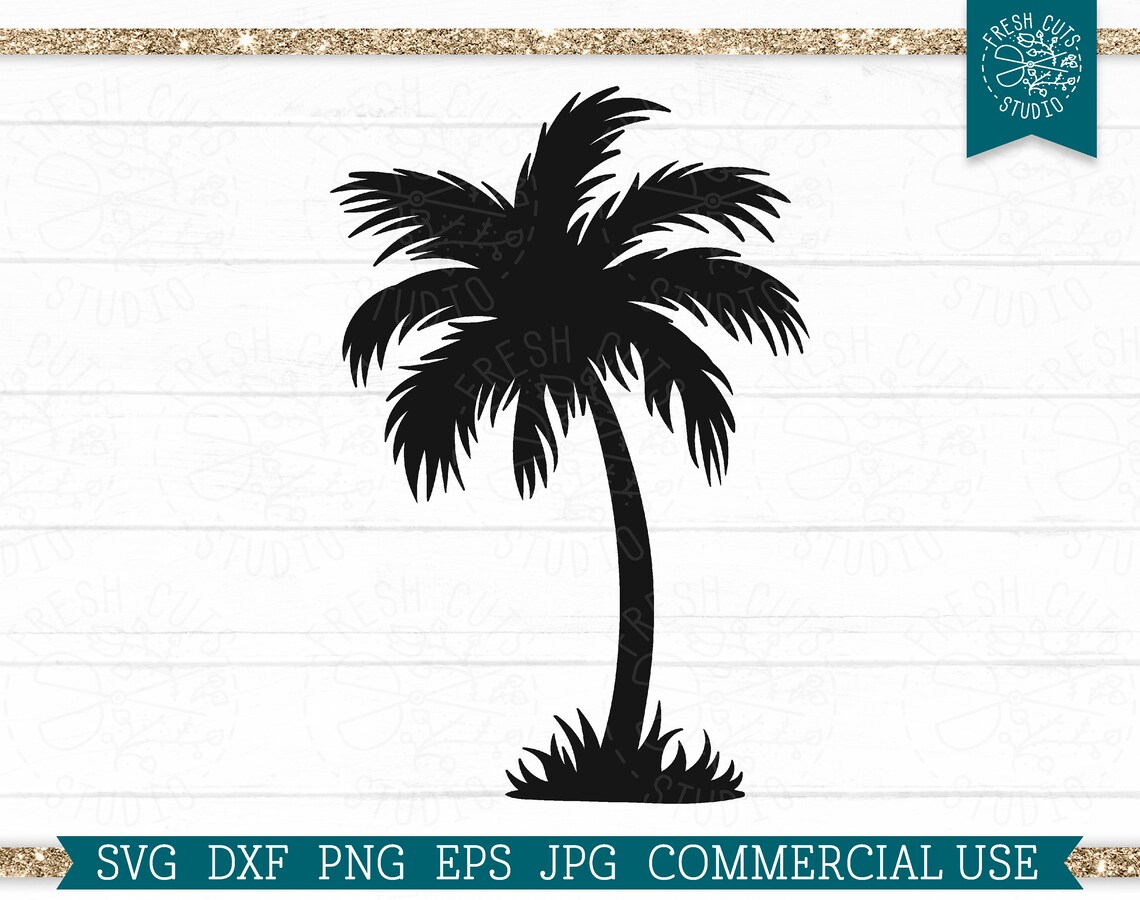 Palm Tree SVG Cut File for Cricut Single Palm Tree Silhouette - Etsy