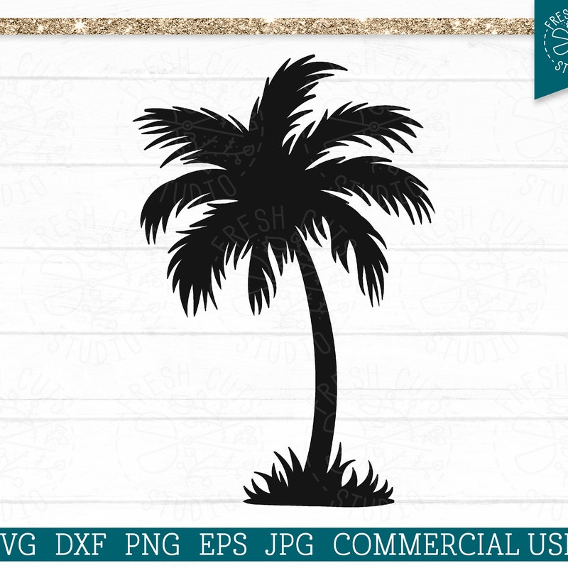 Palm Tree Svg - Etsy