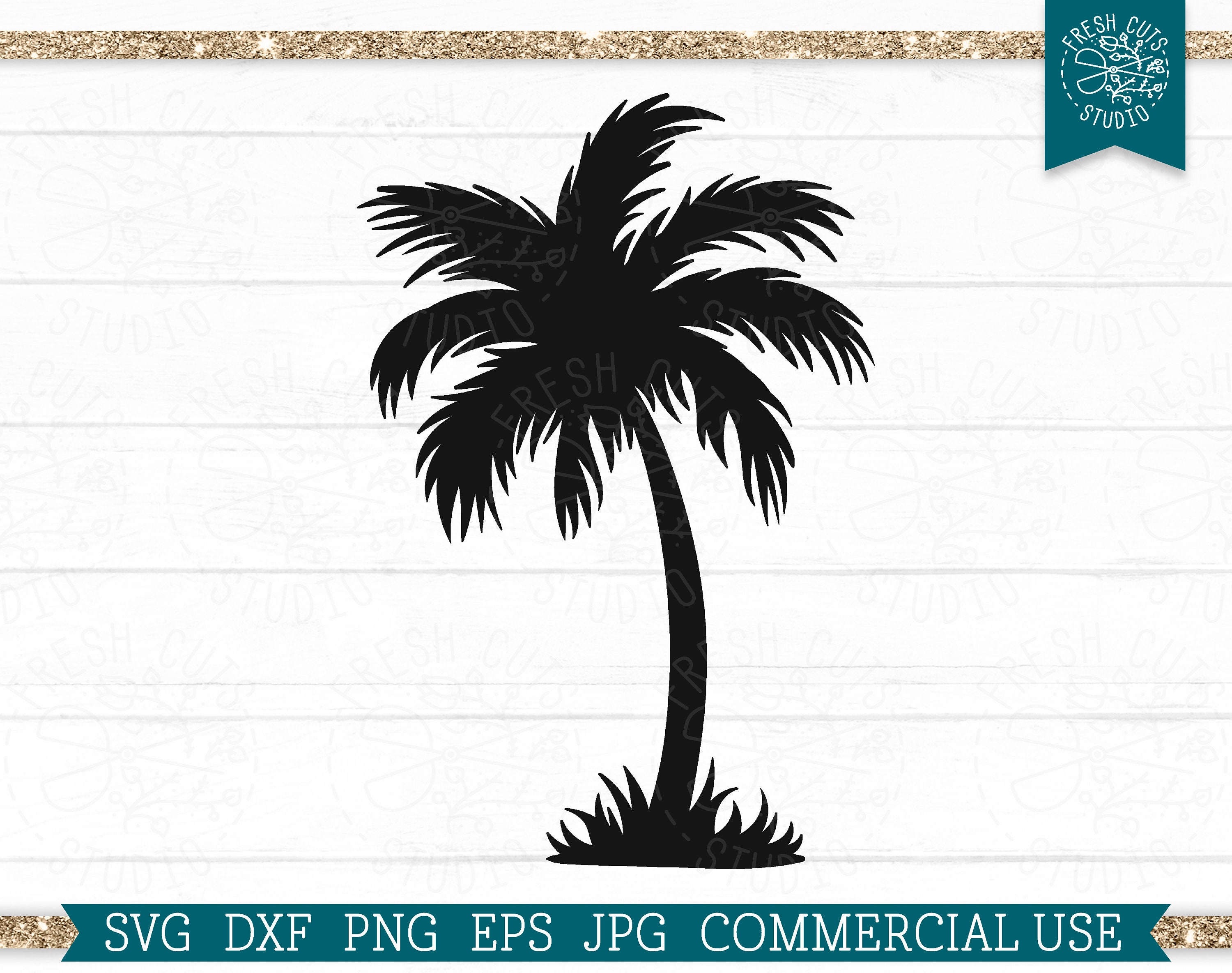 Palm Tree SVG Cut File for Cricut Single Palm Tree Silhouette - Etsy Canada