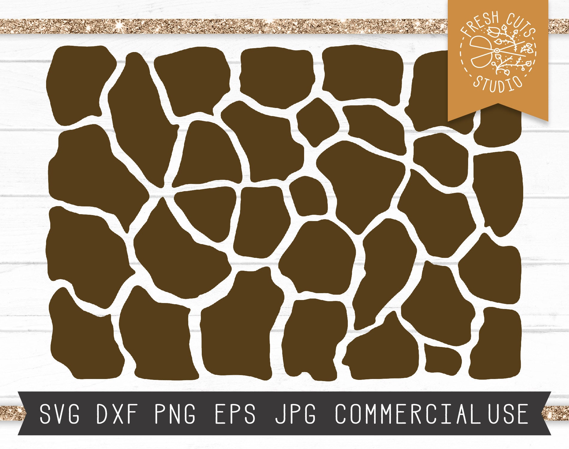 Giraffe Spots SVG File Instant Download, Giraffe Print Svg, Giraffe ...