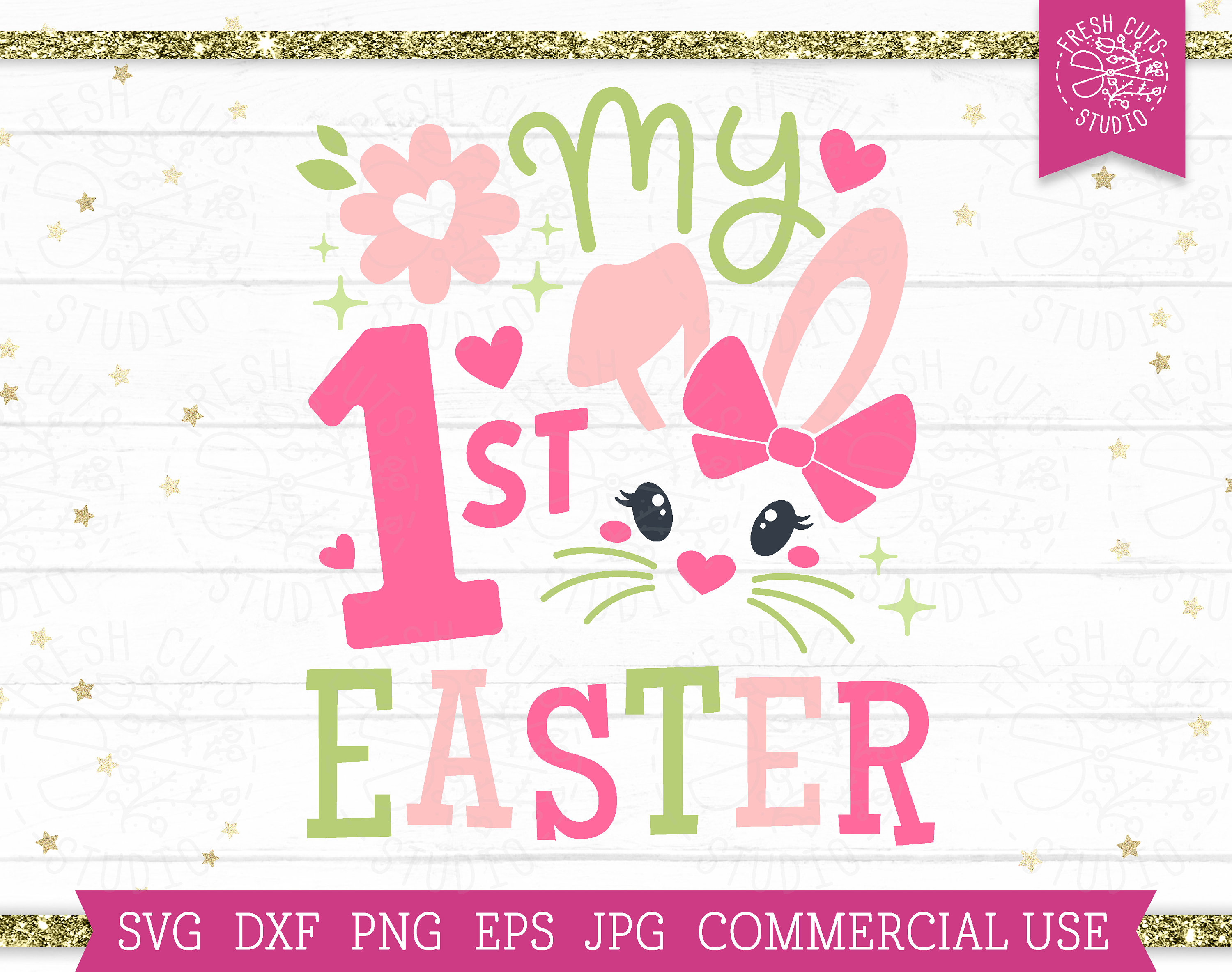 My 1st Easter SVG Cut File Cricut Silhouette First Easter - Etsy