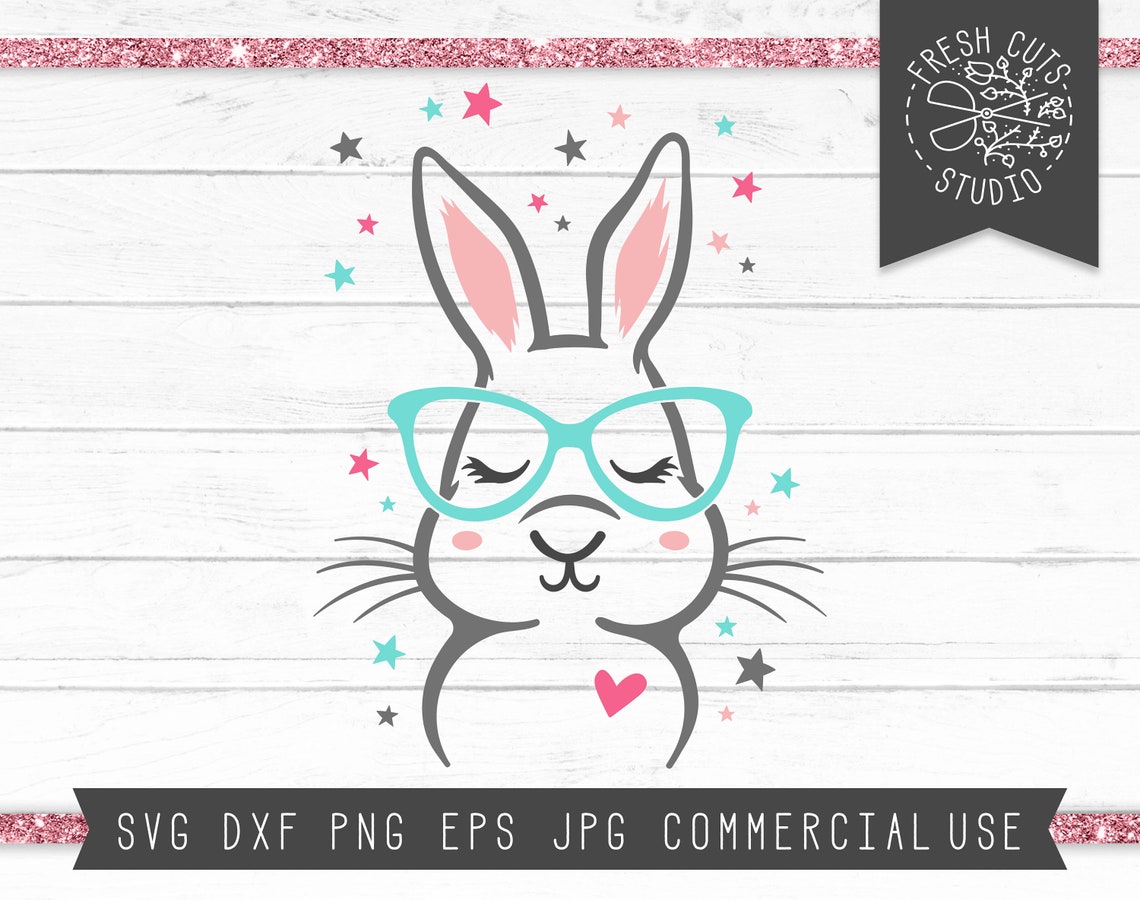 Bunny SVG Cut File Bunny Face SVG for Cricut Instant - Etsy