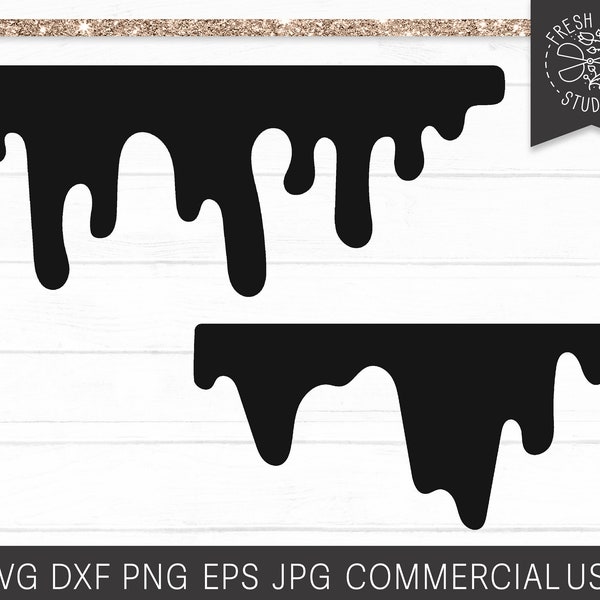 Drip Svg - Etsy