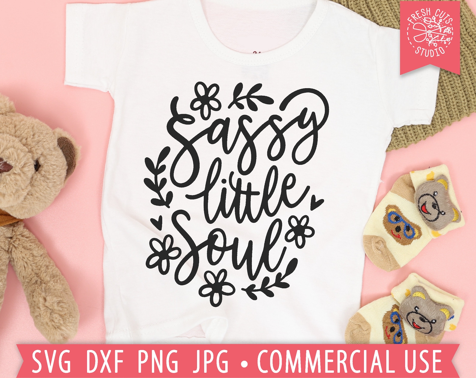 Sassy Little Soul SVG for Girl, Pretty Baby SVG Cut File, Baby Girl ...