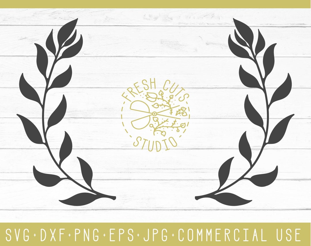 Laurel SVG Design Cutting Files, Instant Download SVG Files for Cricut ...
