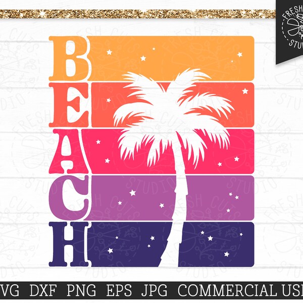 Beach Cricut Design - Etsy