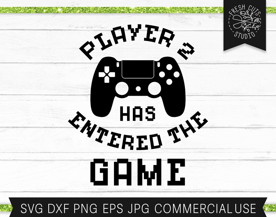 Baby SVG for Newborn Baby, Player 2 Svg, Video Game Svg, Player 2 Has ...