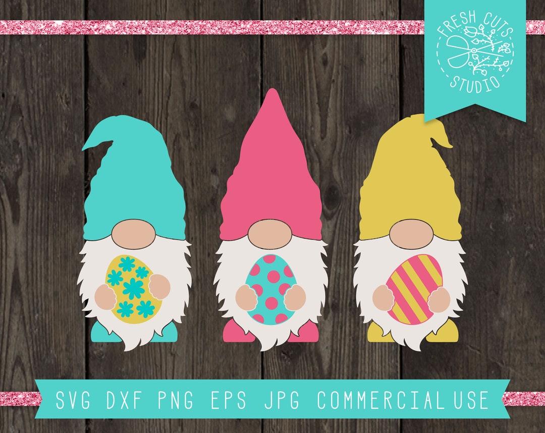 Easter Gnome SVG, Easter Svg Cut File for Cricut, Easter Eggs SVG ...