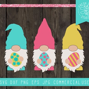 Easter Gnome SVG Easter Svg Cut File for Cricut Easter Eggs - Etsy