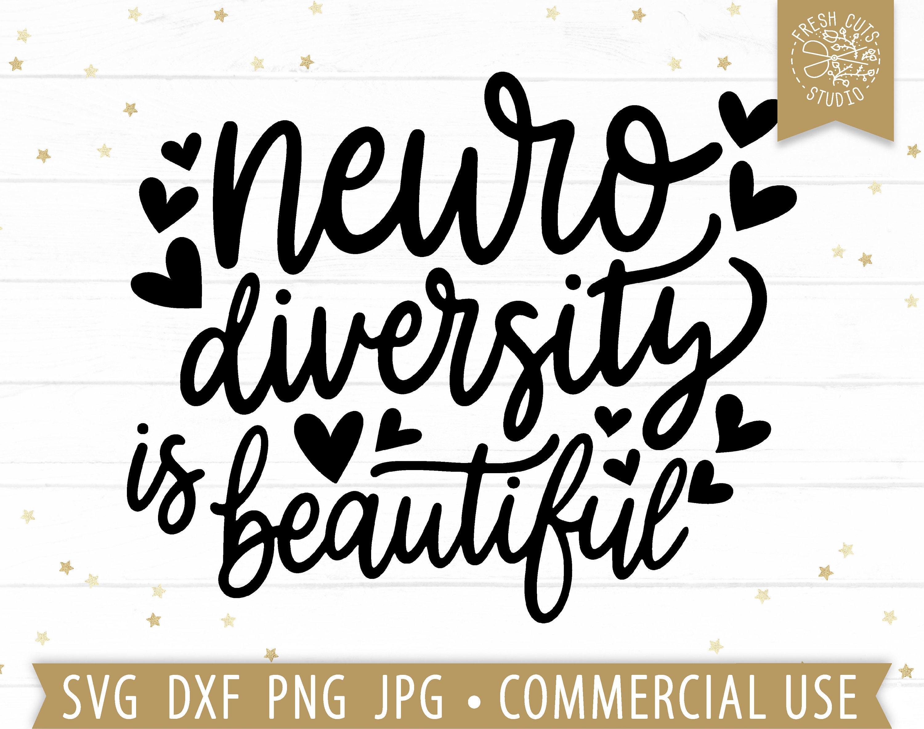 Autismo SVG, Neurodiversity Cut File Cricut, Concienciación sobre el ...