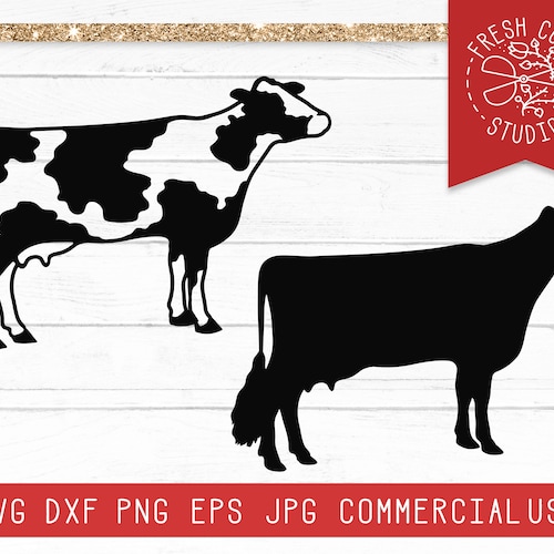 Cow Face Svg Cut File Instant Download Cutting Files for - Etsy