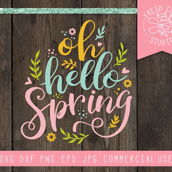 Spring Svg Files - Etsy