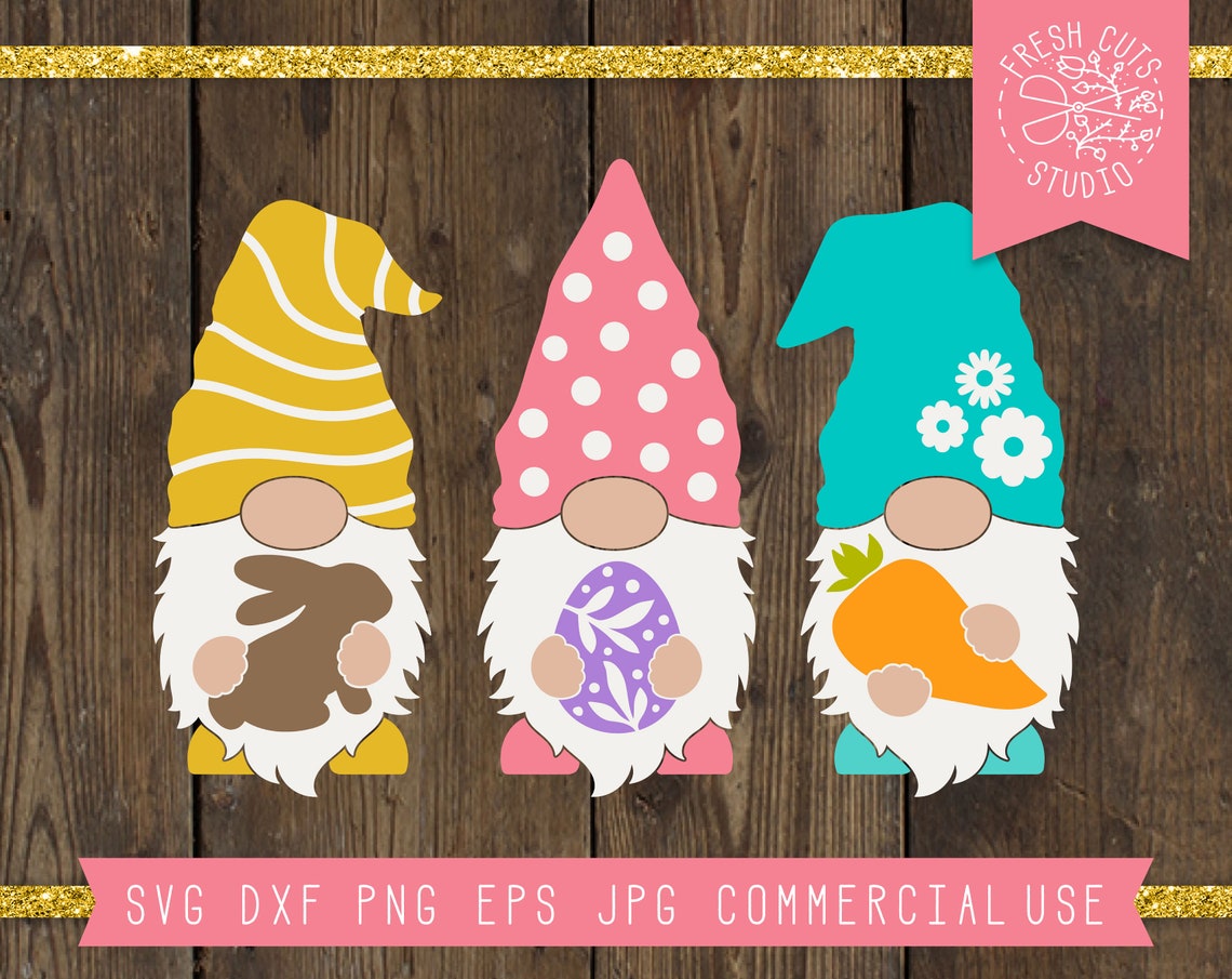 Easter SVG Easter Gnome SVG Easter Cut File for Cricut - Etsy