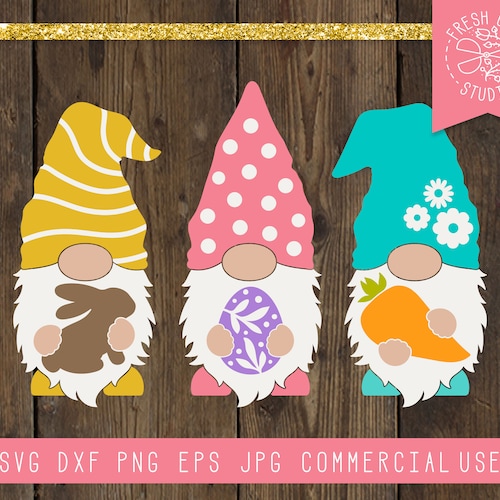 Easter Gnome SVG Easter Svg Cut File for Cricut Easter Eggs - Etsy