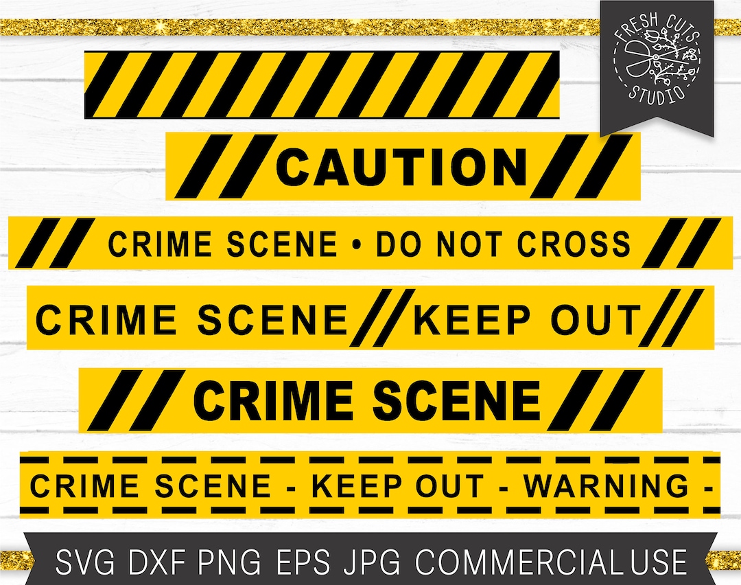 Crime Scene Tape Vector