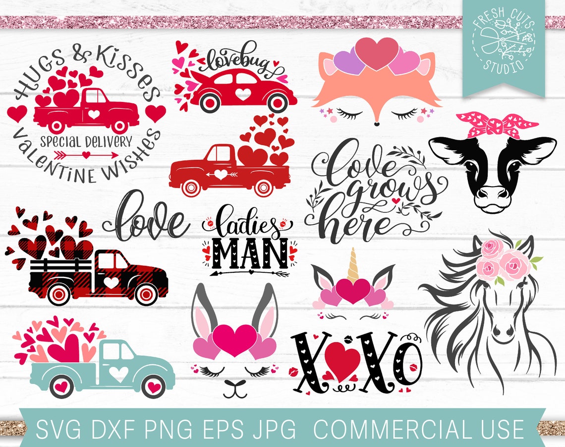 Valentine SVG Bundle Valentine's Day Svg Bundle | Etsy