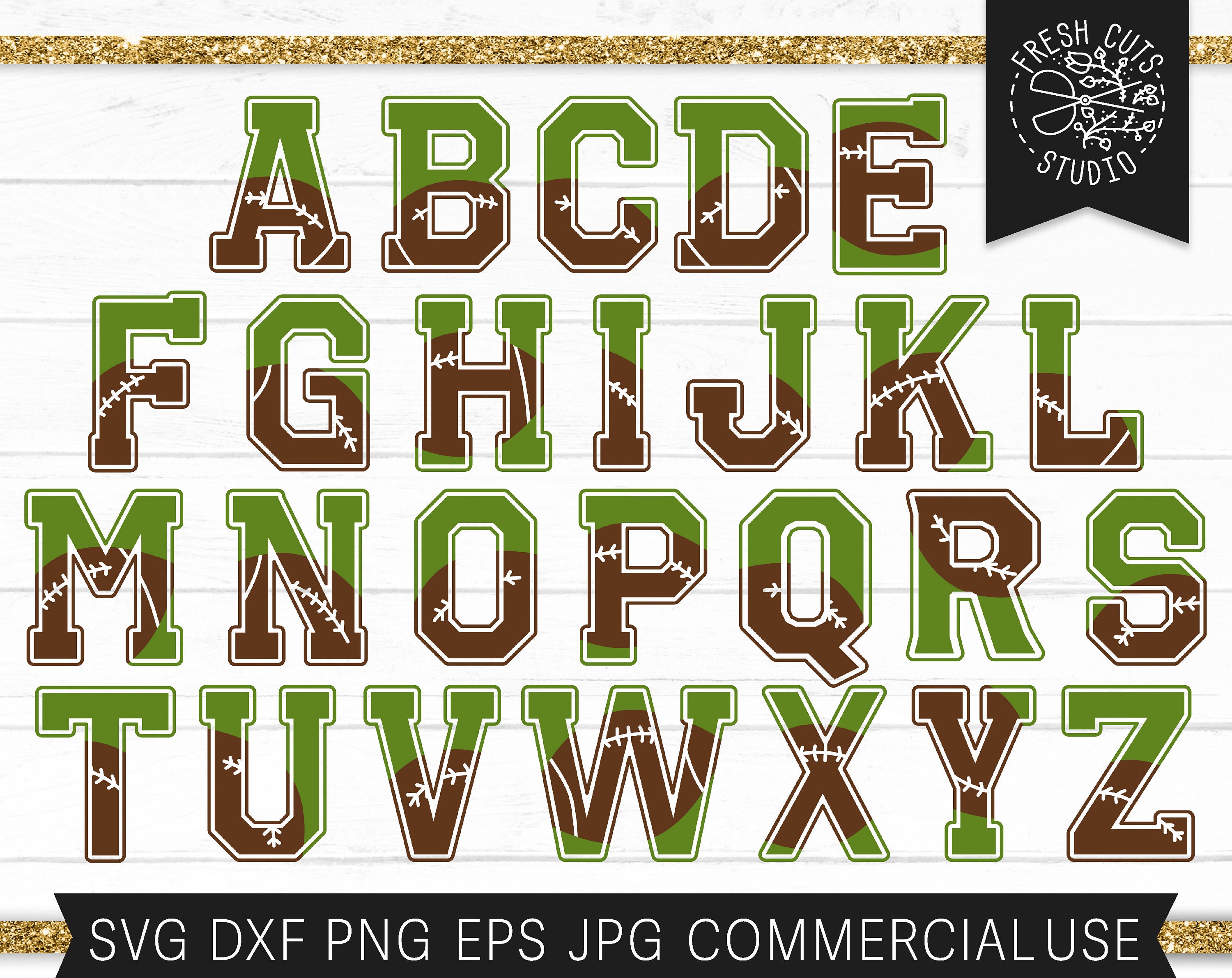 Football Letters SVG Cut File for Cricut Football Alphabet - Etsy India