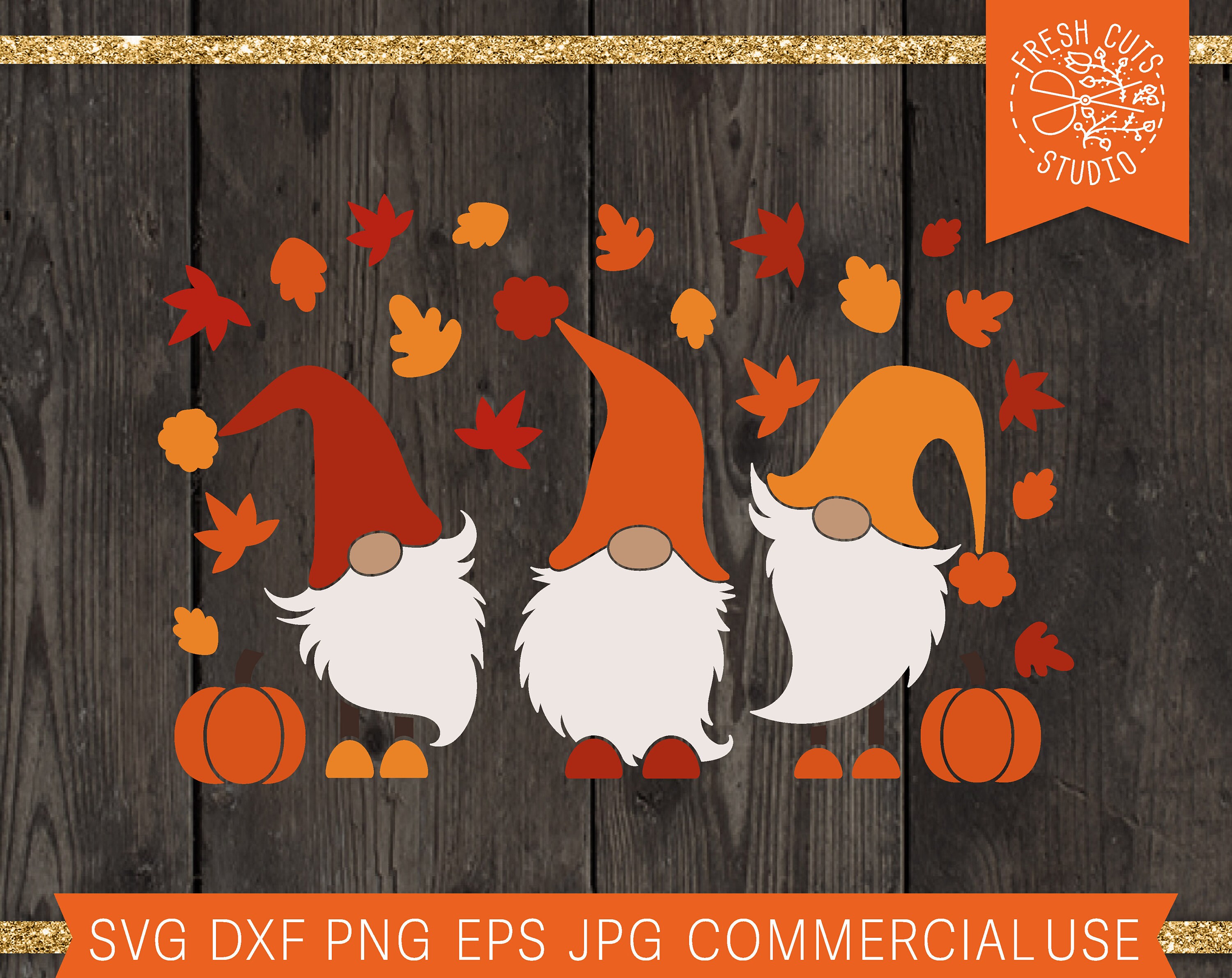 Autumn Gnomes SVG Fall Gnome Cut File for Cricut Silhouette - Etsy