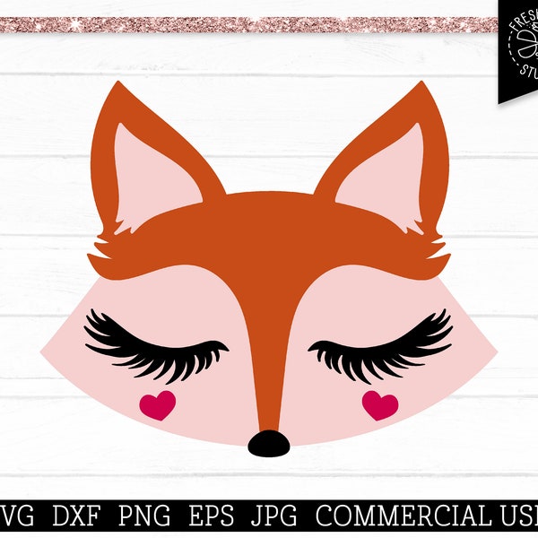 Fox Face Svg - Etsy