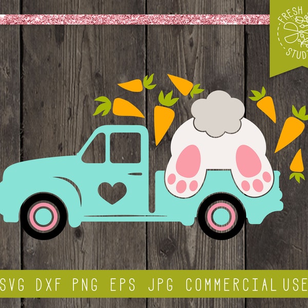 Easter Truck Svg - Etsy