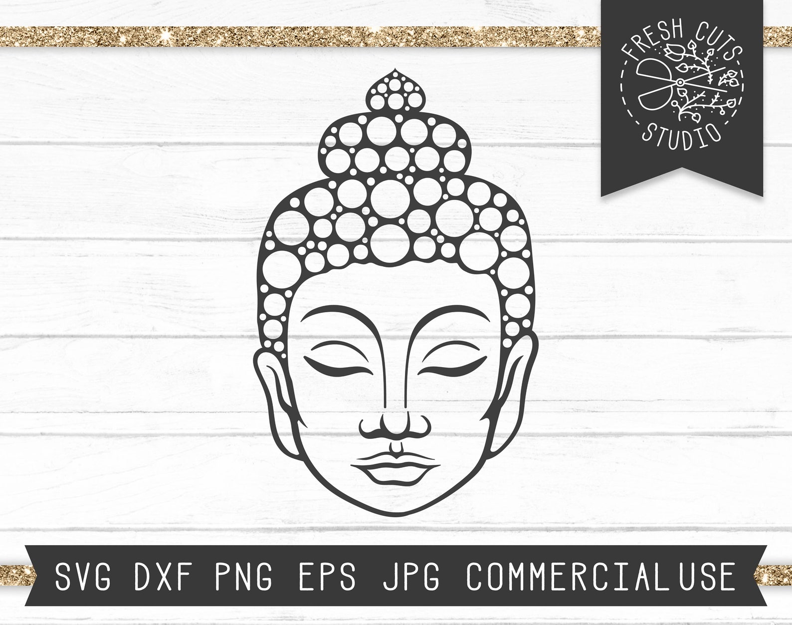 Buddha SVG Cut File, Buddha Head Svg, Buddha Cut File, Buddha Face Svg ...
