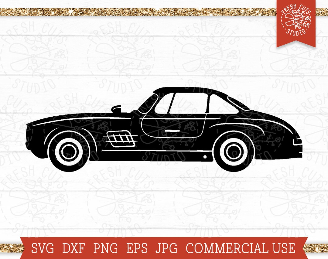 Classic Car SVG Vintage Cut File Cricut, Silhouette, Fathers Day Svg ...