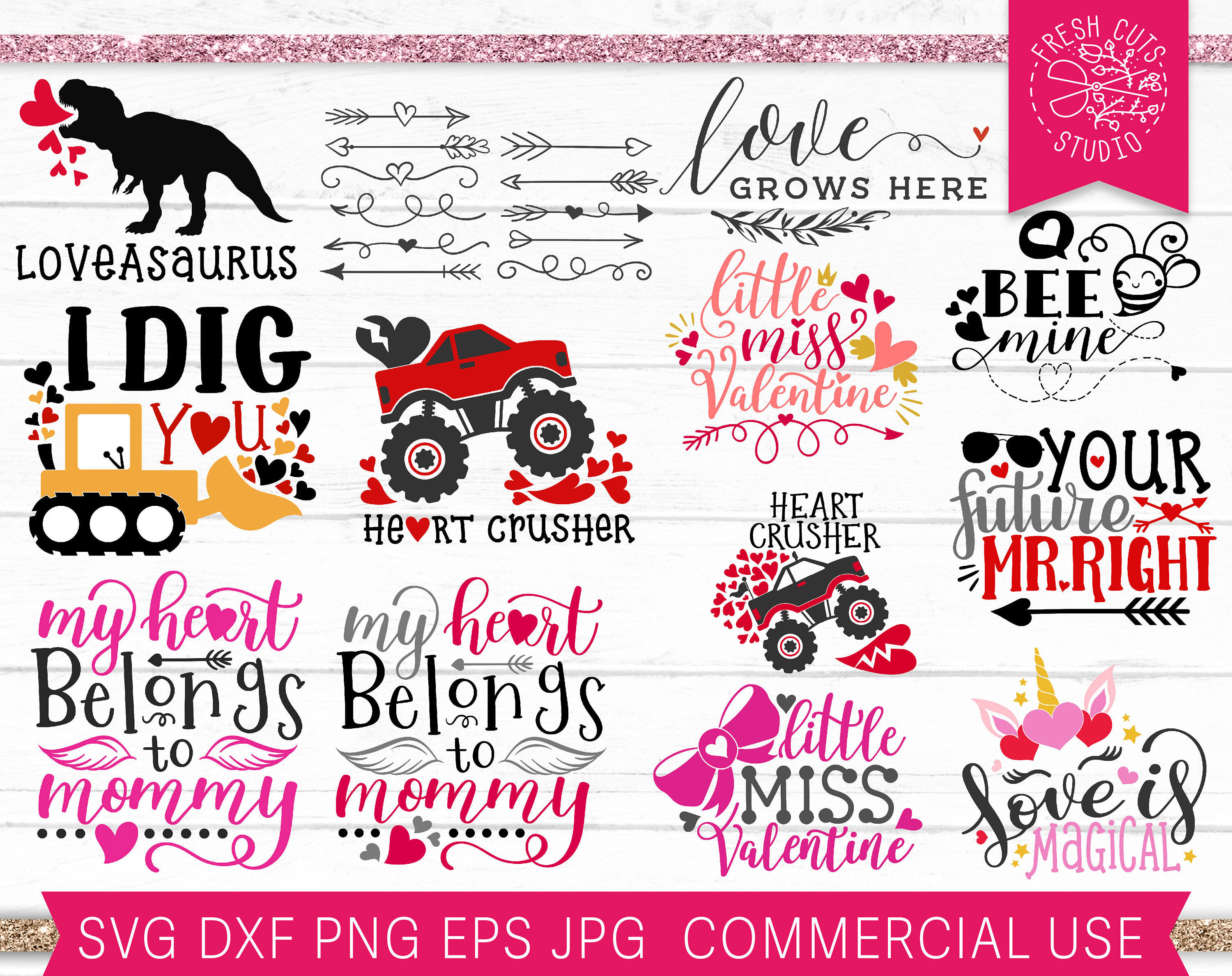 Valentine SVG Bundle Valentine's Day Svg Bundle | Etsy