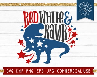 Dinosaur 4th of July | Etsy