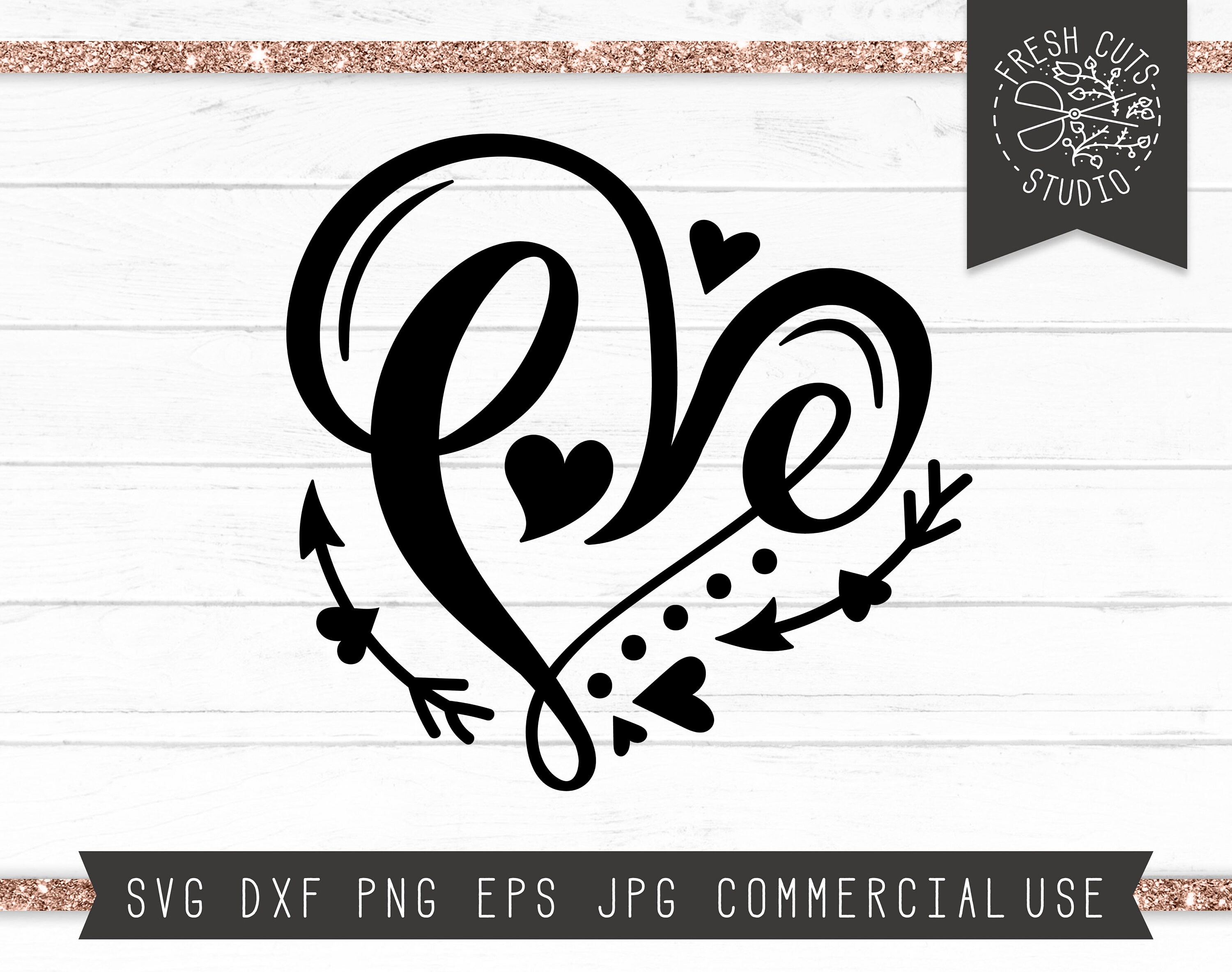 Valentine SVG Cut File Love SVG Word Valentine's Day Svg - Etsy