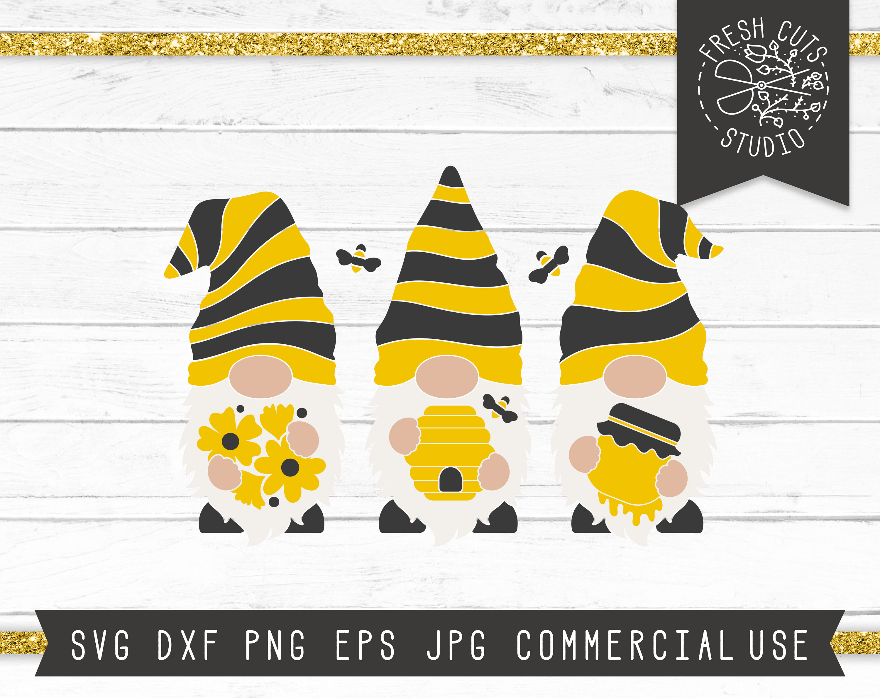 Bee Gnomes SVG Bee Gnome Svg Bumble Bee SVG Cut Files for | Etsy