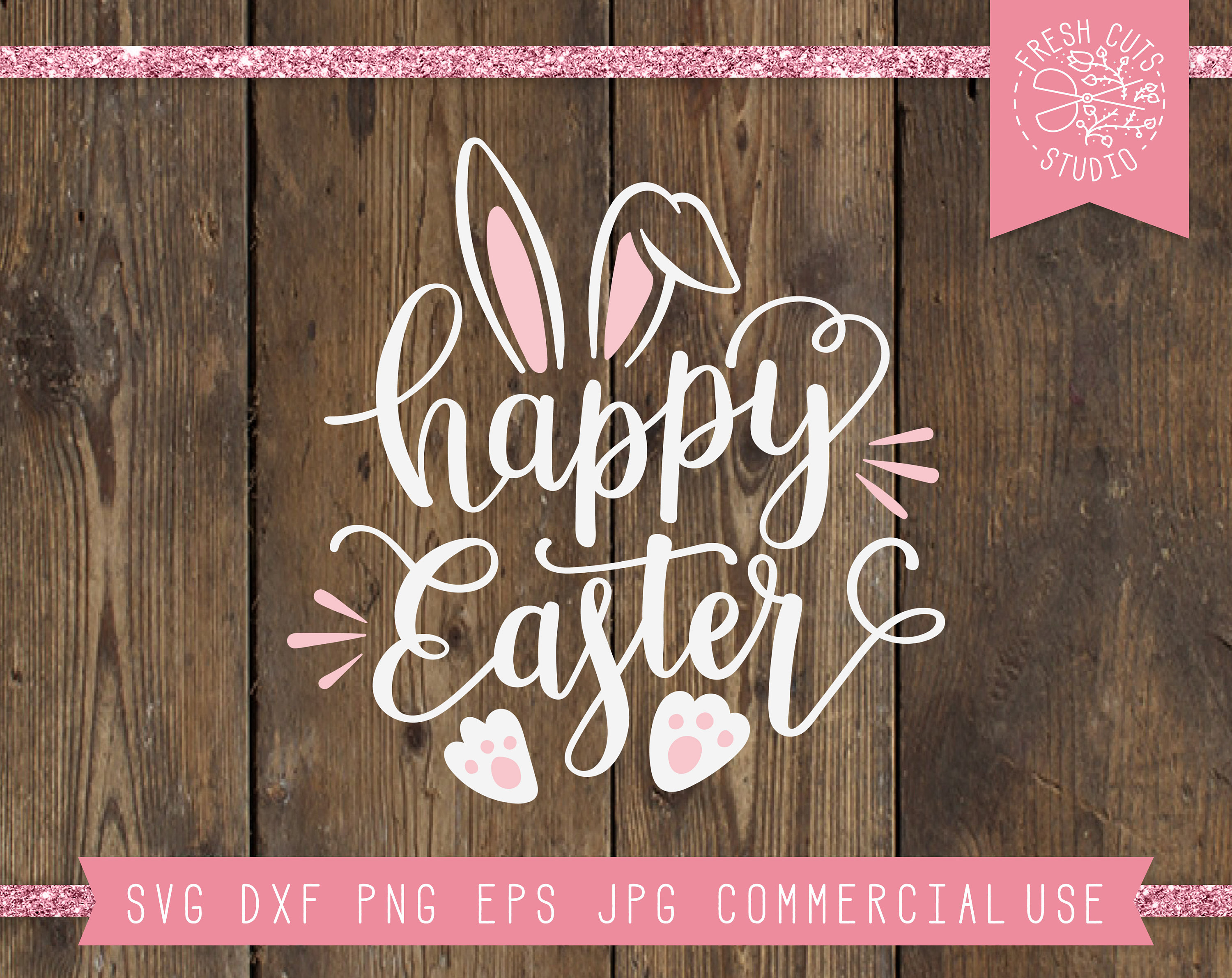 Happy Easter SVG Easter Cut File for Cricut Silhouette - Etsy