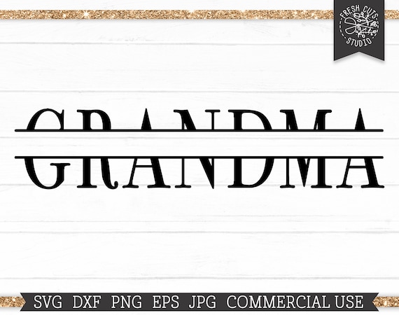 Grandma SVG Grandma Split Frame Mother's Day Cut Files - Etsy